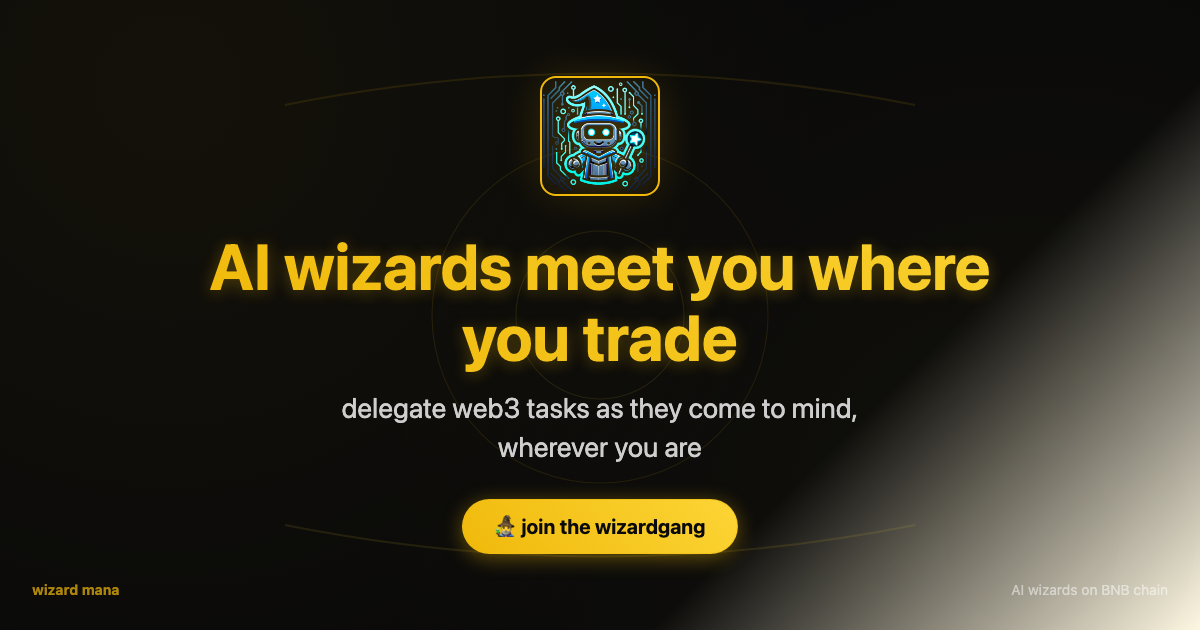 wizard mana - AI wizards meet you where you trade.